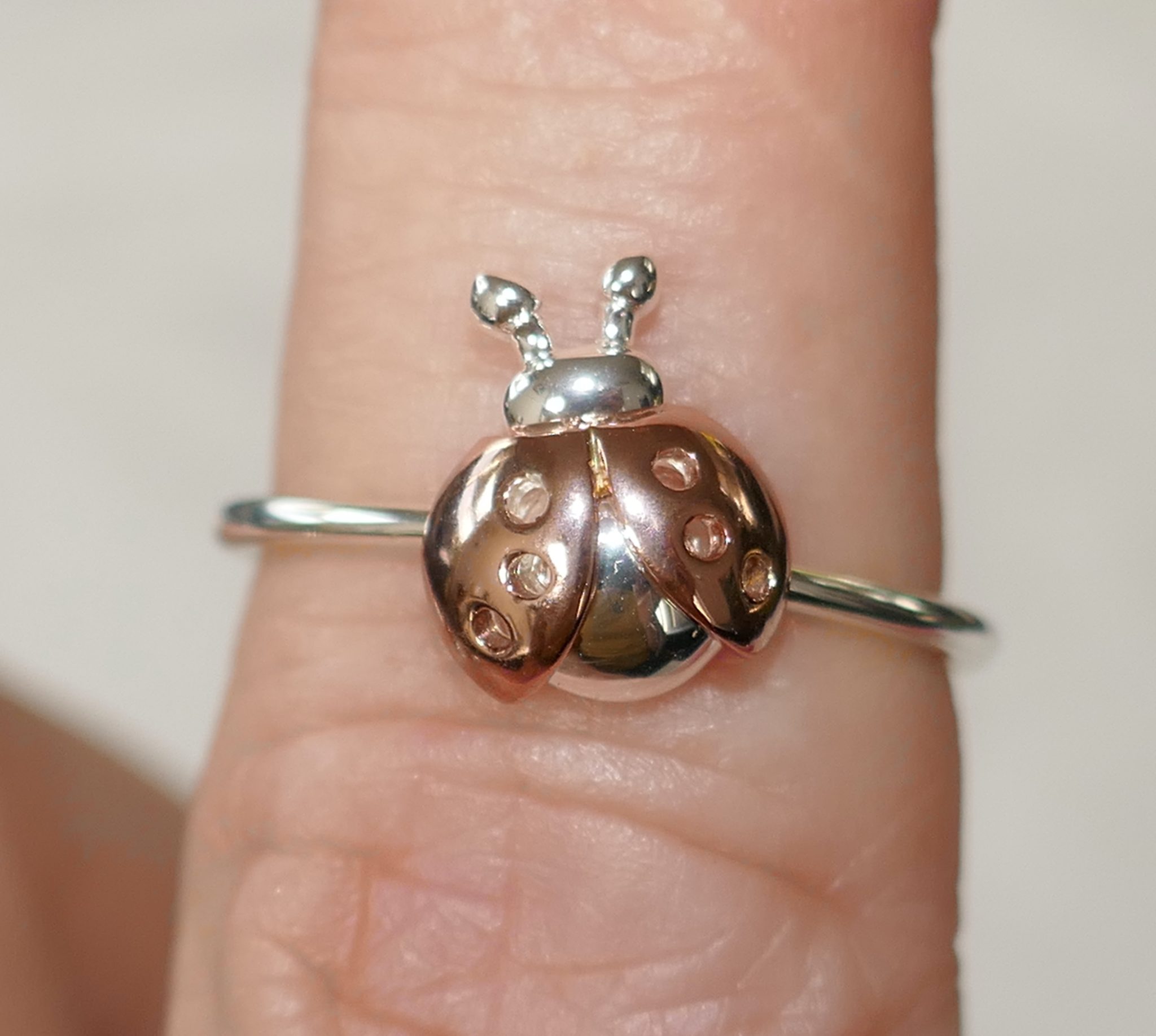 Little Sterling Silver Ladybird ring – Napier Antiques