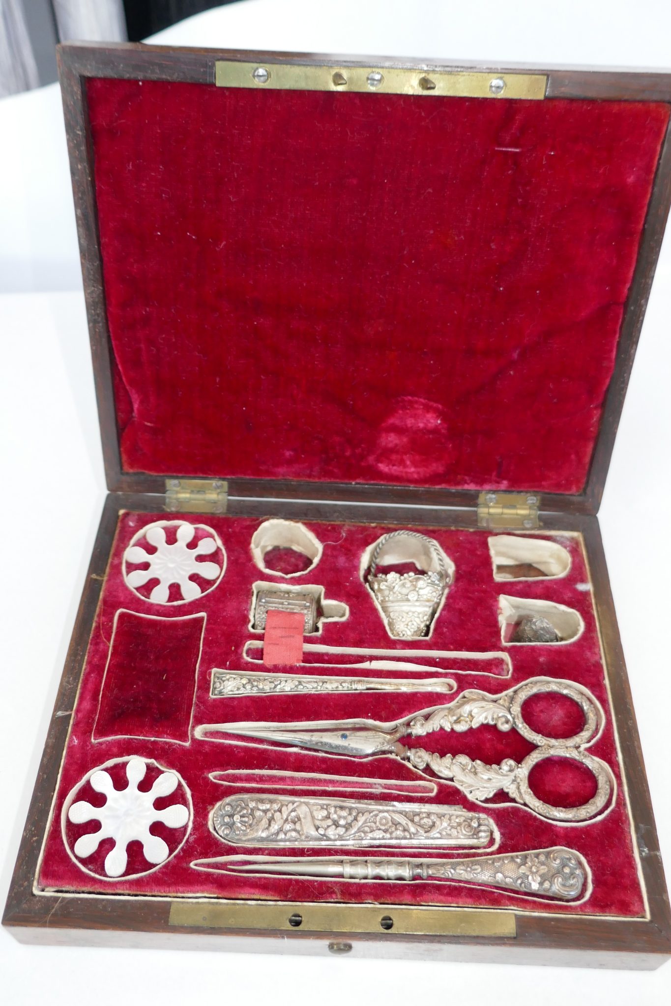 Antique 1840’s Palais Royal, French Silver Boxed sewing set – Napier ...