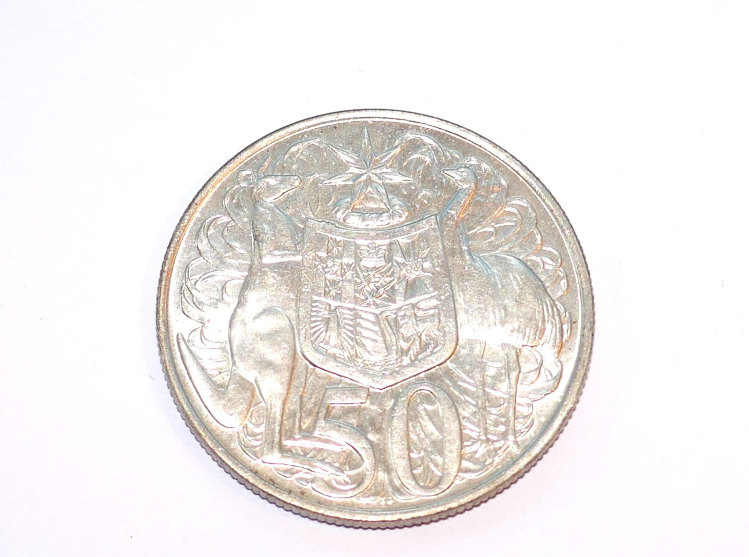 Australian 1966 silver 50 cent coin – Napier Antiques