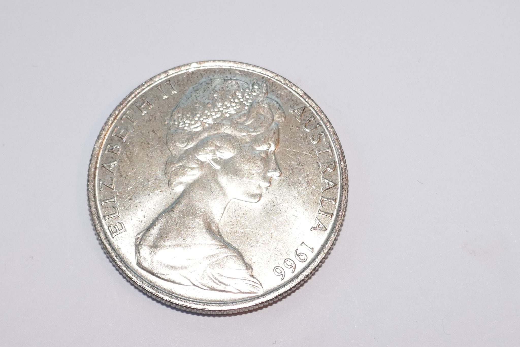 Australian 1966 silver 50 cent coin – Napier Antiques