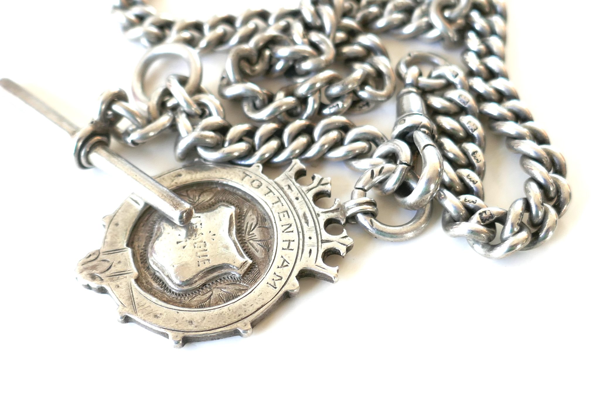 Antique Sterling Silver Fob Chain – Napier Antiques